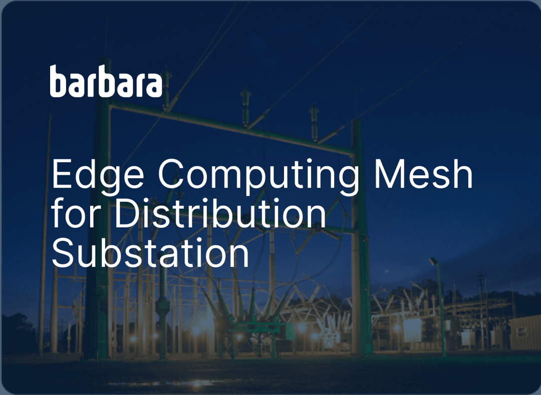 Barbara Edge Computing Mesh Network For Transformer Substations